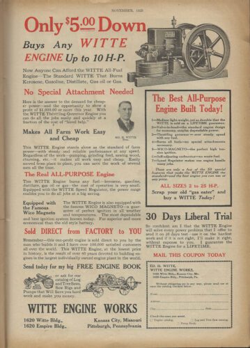 Vintage Engine Advertisements - Gas Engine Magazine